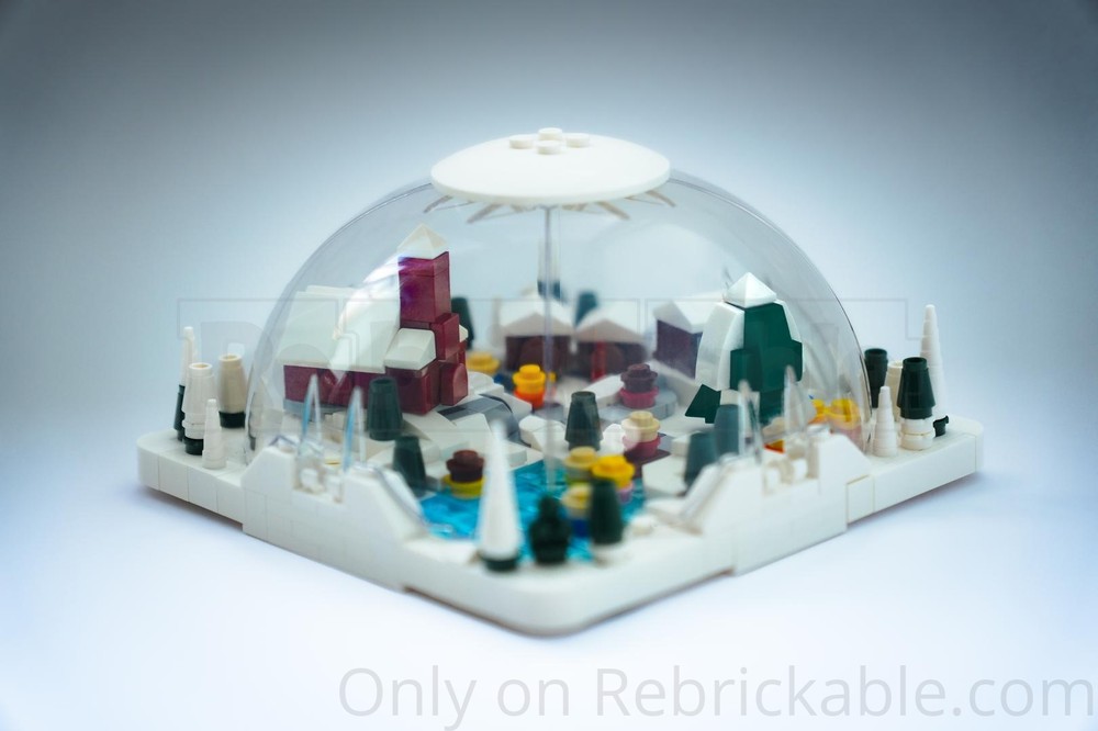 LEGO MOC-243129 Winter Village Snow Globe by nopingrid | Rebrickable ...