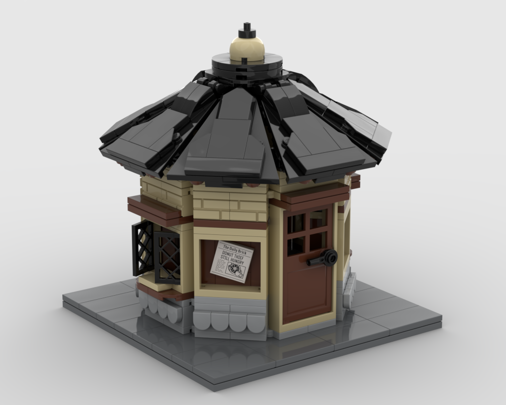 LEGO MOC newsagent kiosk - RECOLORED version by SamuBianco ...