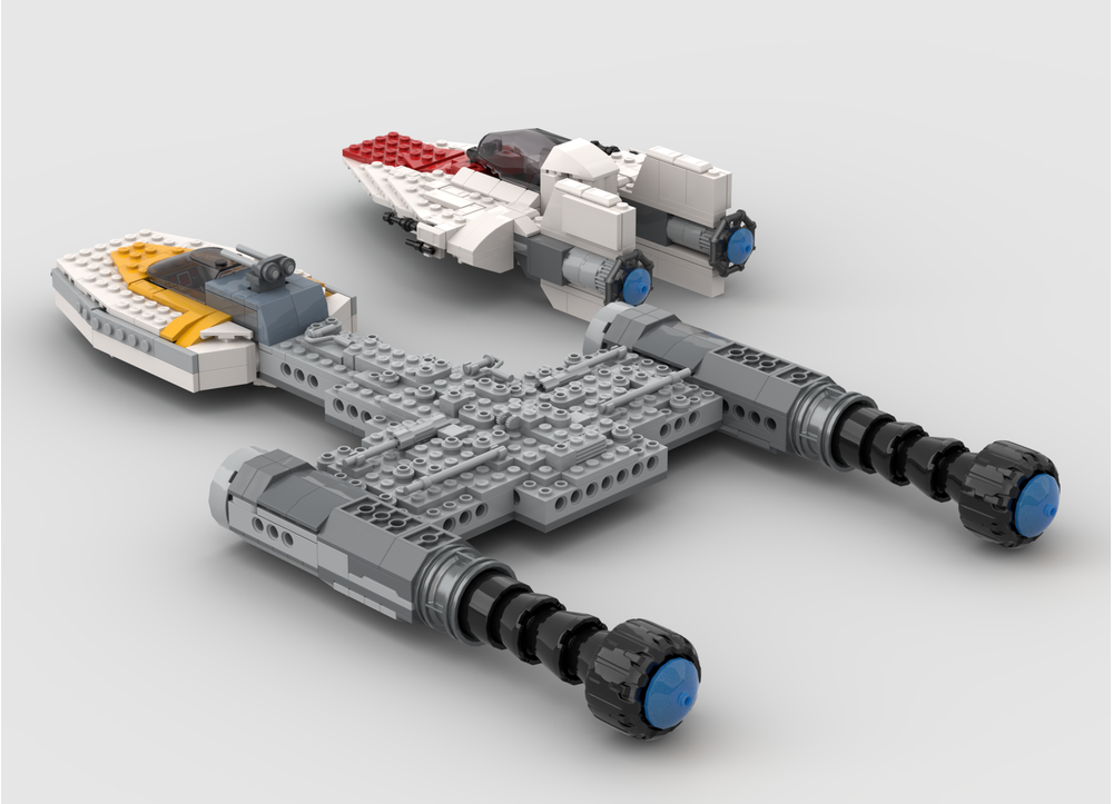 LEGO MOC-243151 Y wing & A-wing Alternate Build Using Set 75357 by ...