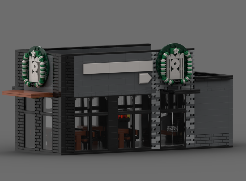 LEGO MOC-243157 Starbucks by Bricktherory | Rebrickable - Build with LEGO