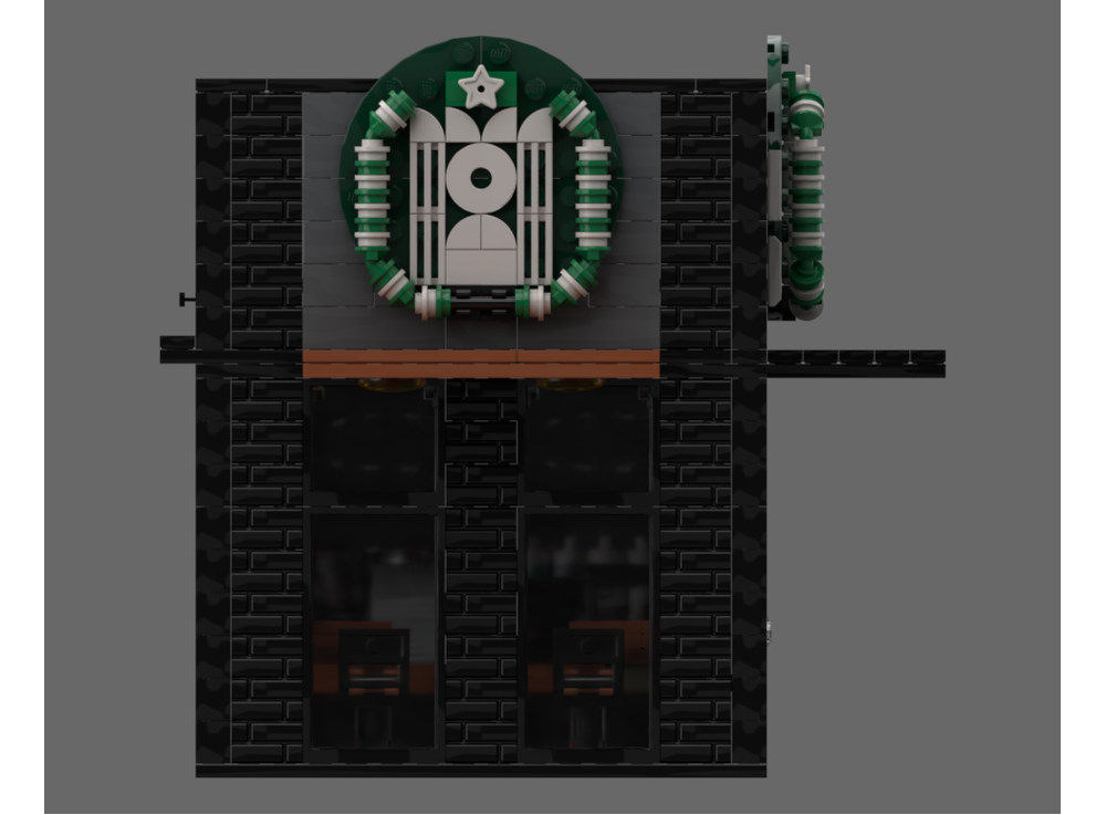 LEGO MOC-243157 Starbucks by Bricktherory | Rebrickable - Build with LEGO