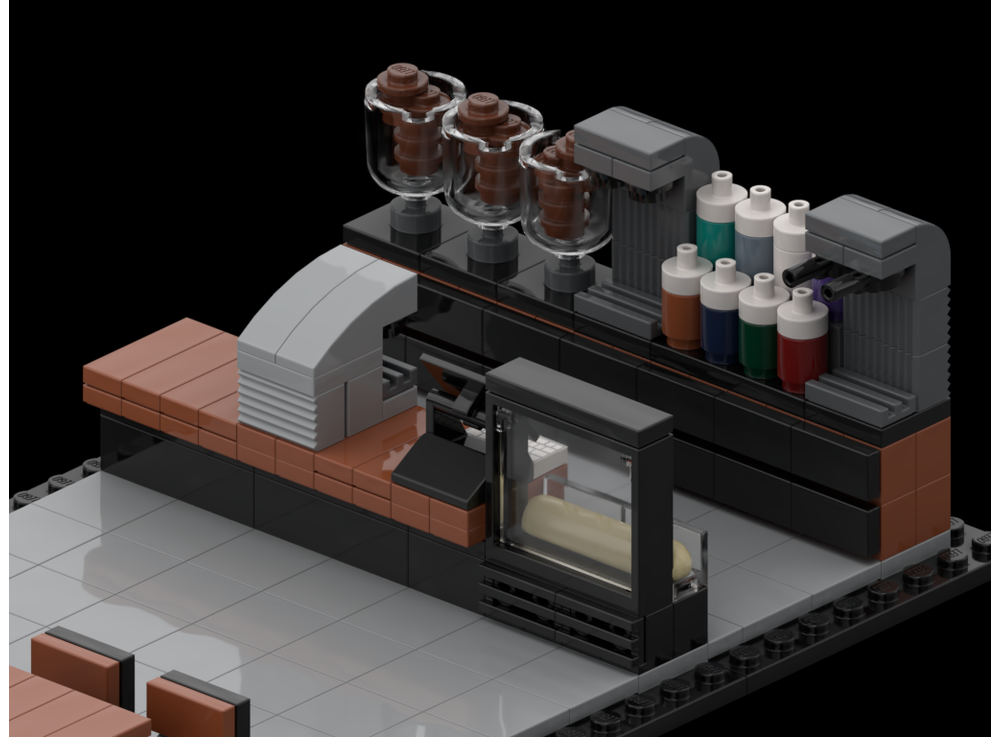 LEGO MOC-243157 Starbucks by Bricktherory | Rebrickable - Build with LEGO