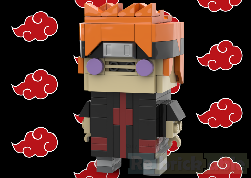 LEGO MOC-243170 Pain BrickHead - Naruto by GoldengamerLego ...
