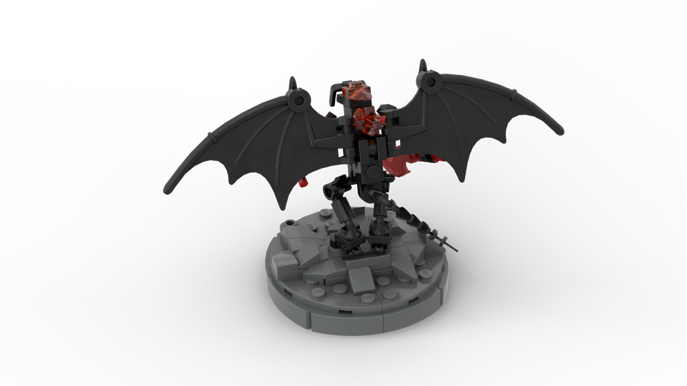 LEGO MOC Tiny balrog with stand by Wedrh | Rebrickable - Build with LEGO