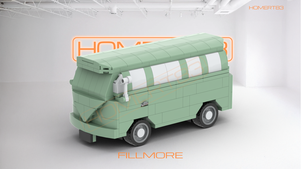 LEGO MOC-243215 Fillmore - 1960 Volkswagen VW Type 2 T1 Microbus by ...