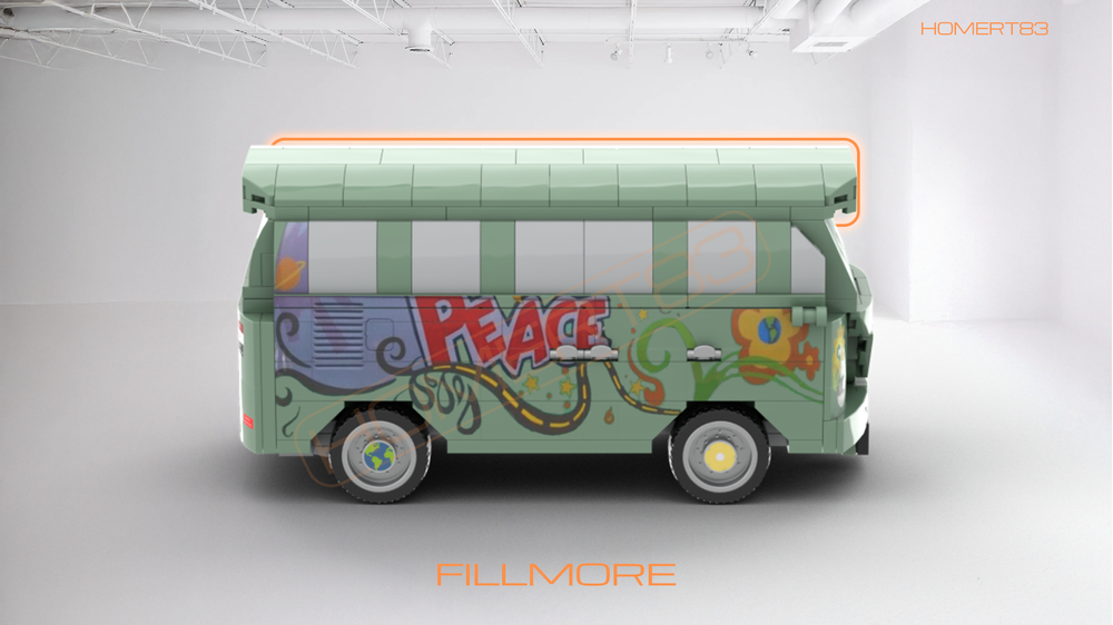 LEGO MOC Fillmore - 1960 Volkswagen VW Type 2 T1 Microbus by homert83 ...