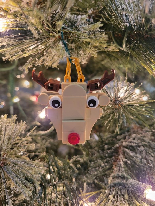 LEGO MOC Brick Sculpt Reindeer Ornament by Bricksculpt | Rebrickable ...
