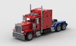 LEGO MOC-6138 Peterbilt 389 with Ultra Sleeper (Technic 2016 ...