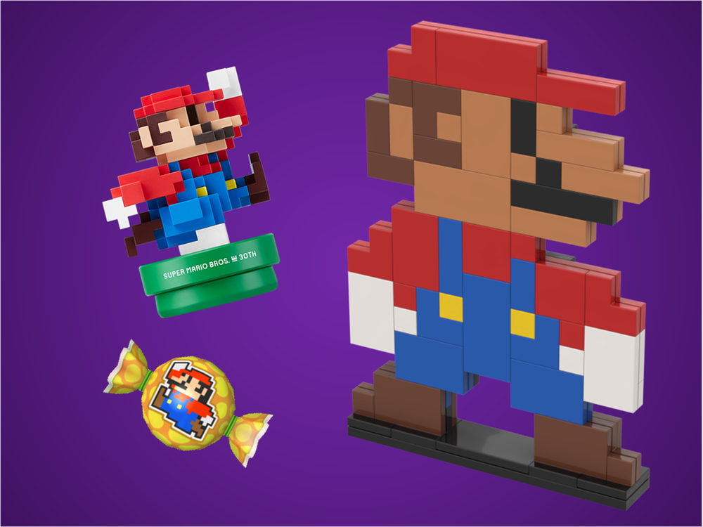 LEGO MOC-243302 8-bit Mario by NoParadise_Bricks | Rebrickable - Build ...