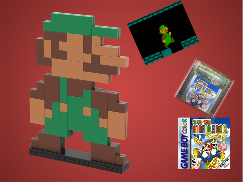 LEGO MOC-243302 8-bit Mario by NoParadise_Bricks | Rebrickable - Build ...