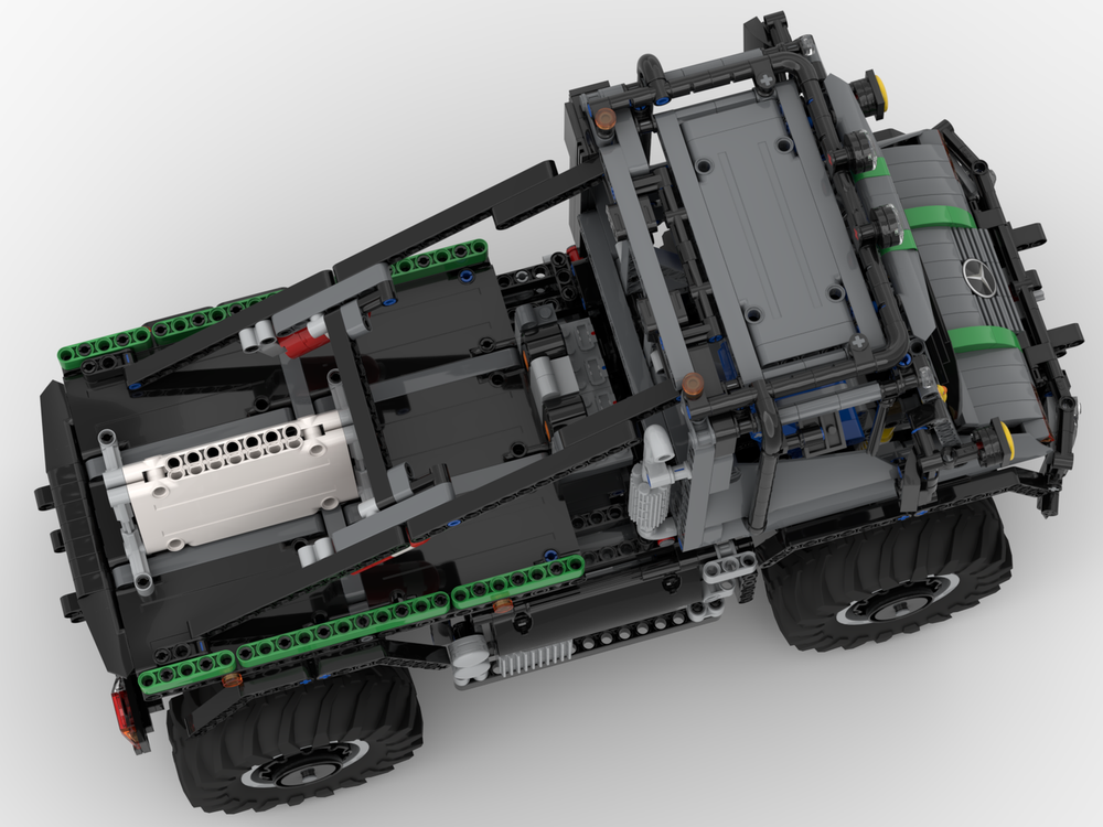 LEGO MOC Unimog Trial Truck 4x4 RC Difflock MK2 "Zetros"-Style by Ironmax | Rebrickable - Build ...