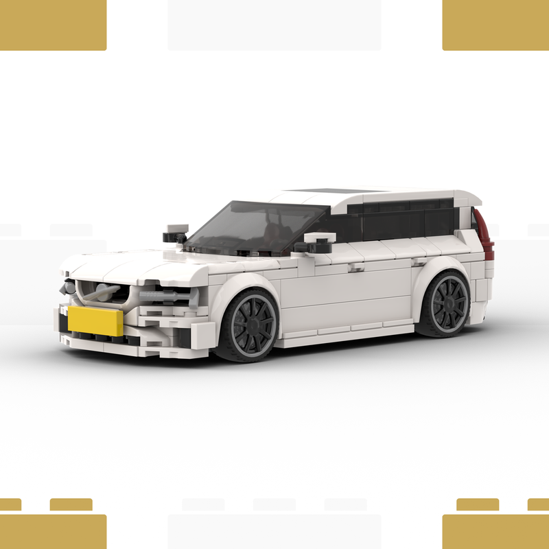 LEGO MOC Volvo V60 T8 Polestar White by Brick-My-Ride | Rebrickable ...