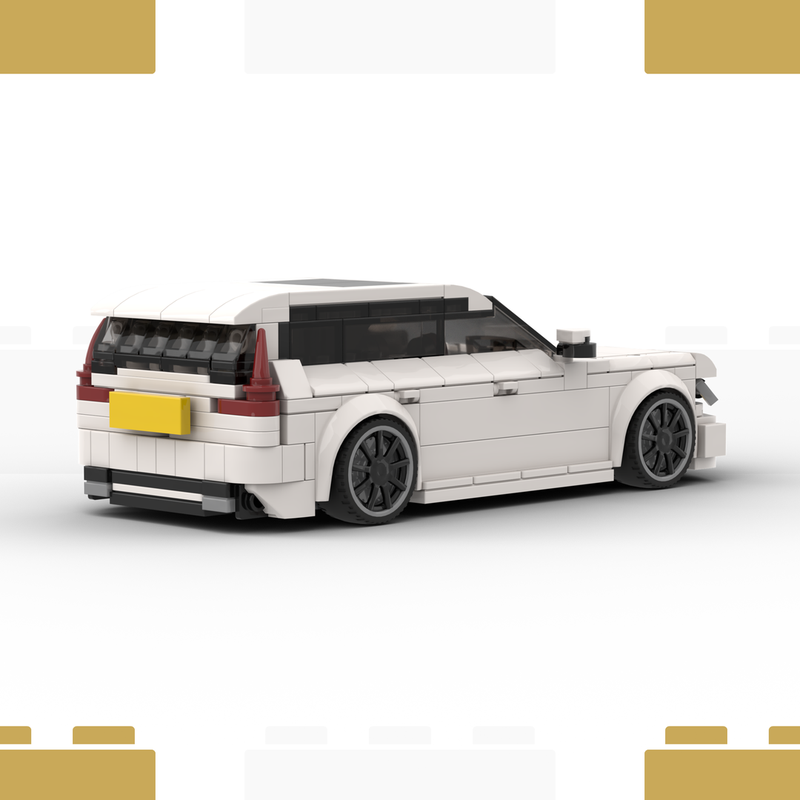 LEGO MOC Volvo V60 T8 Polestar White by Brick-My-Ride | Rebrickable ...
