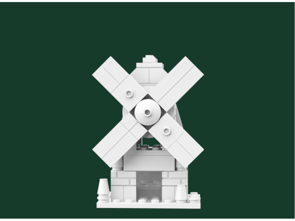 LEGO MOC MAS #3: Windmill by MOCsFromLE | Rebrickable - Build with LEGO