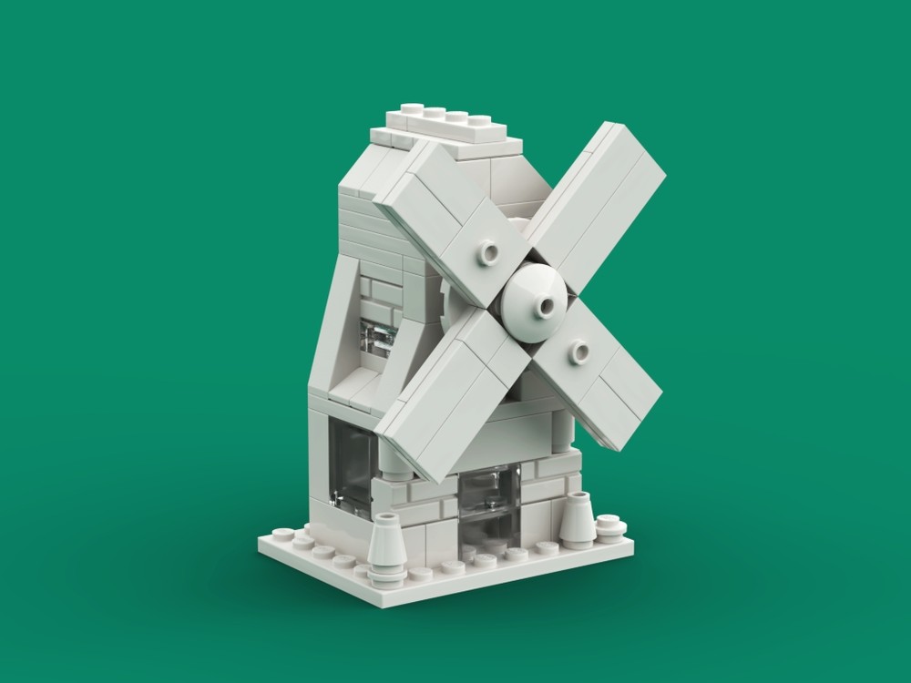 LEGO MOC MAS #3: Windmill by MOCsFromLE | Rebrickable - Build with LEGO