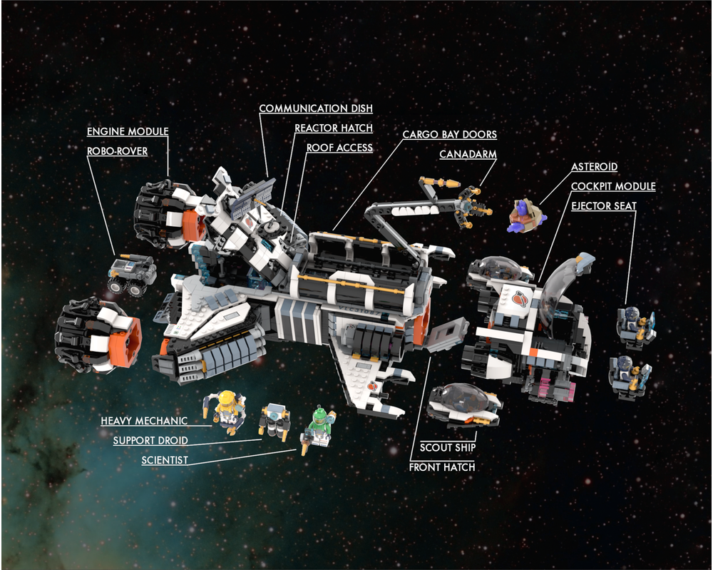 LEGO MOC-243369 The Hand of Orion by Joel Short | Rebrickable - Build ...