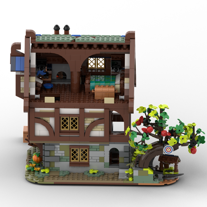 LEGO MOC-243372 The Minieval Blacksmith: A slightly smaller medieval ...