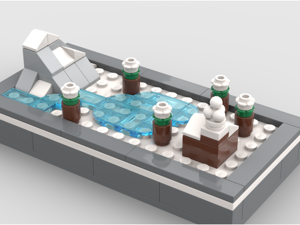 LEGO MOC-243385 Mini-scale Winter Landscape by Gandalf Bricks ...