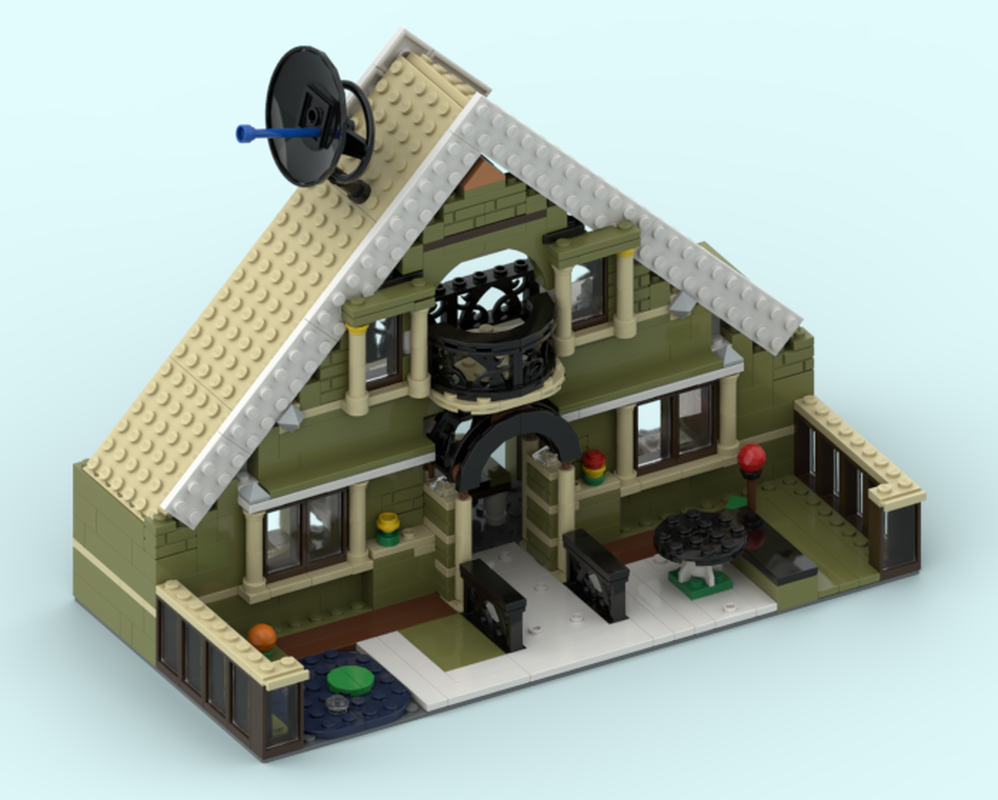 LEGO MOC-243395 10326 Modern A-Frame House by Legoivo | Rebrickable ...