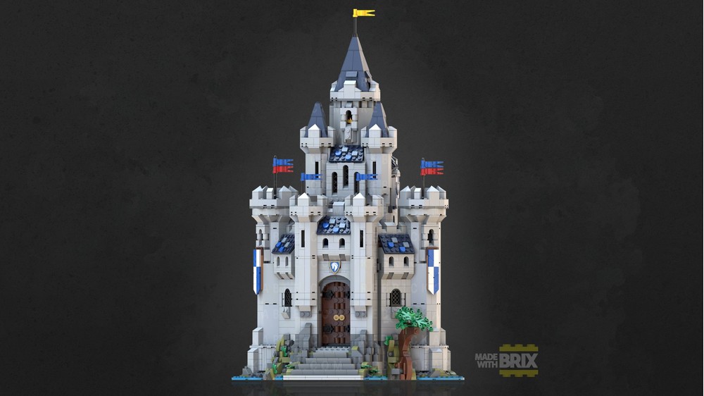 LEGO MOC-243400 King Mearas Castle by Made With Brix | Rebrickable ...