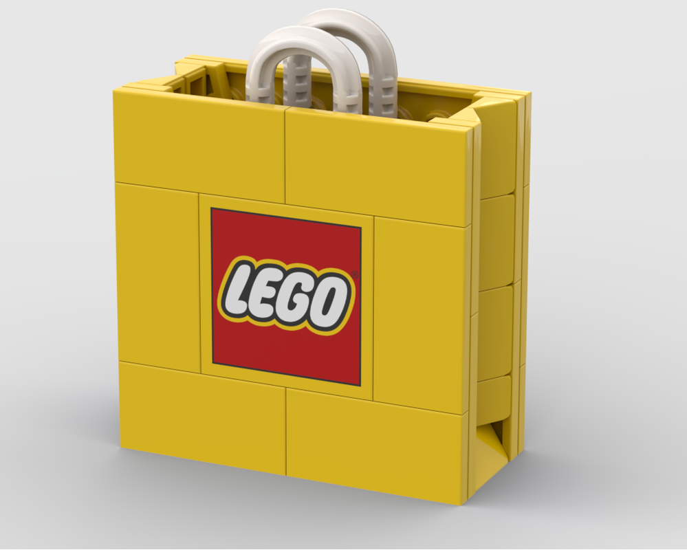 LEGO MOC Lego Yellow Shopping Bag by gubsters | Rebrickable - Build ...