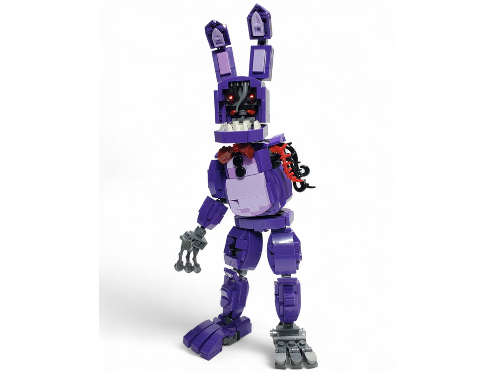 LEGO MOC Withered Bonnie (Five Nights at Freddy's) w/ Lighting ...