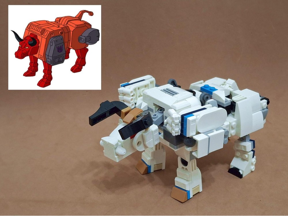 LEGO MOC-243442 Transformer Bull / Predacon Tantrum using LEGO Creator ...