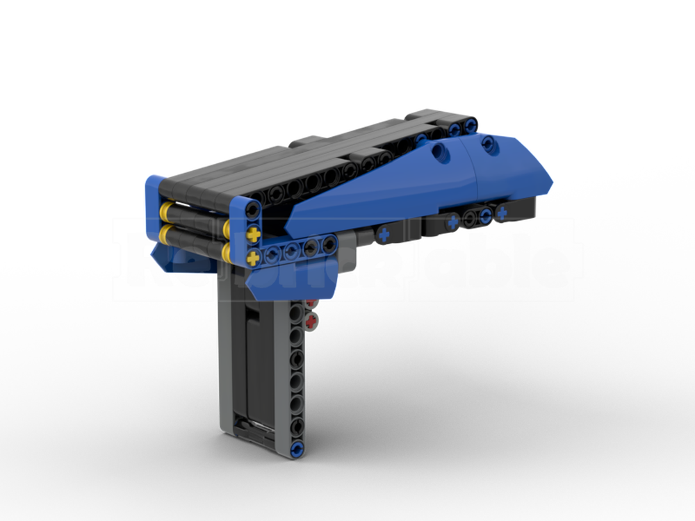 LEGO MOC Rubber Band Gun by BuildingByTheBrick | Rebrickable - Build ...
