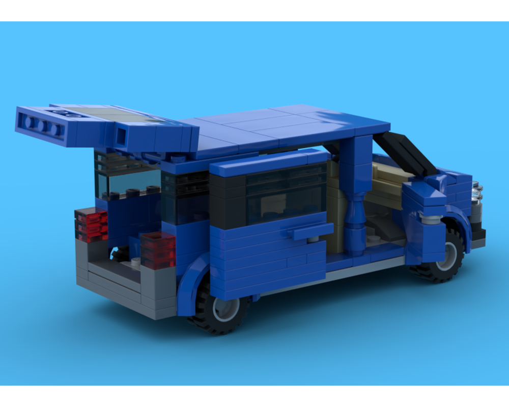 LEGO MOC Volkswagen Transporter (T6) by KJ_bricks | Rebrickable - Build ...