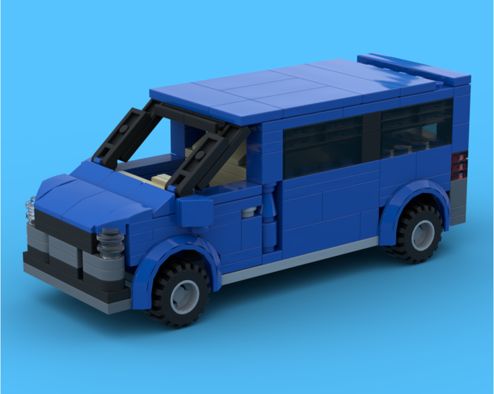 LEGO MOC Volkswagen Transporter (T6) by KJ_bricks | Rebrickable - Build ...