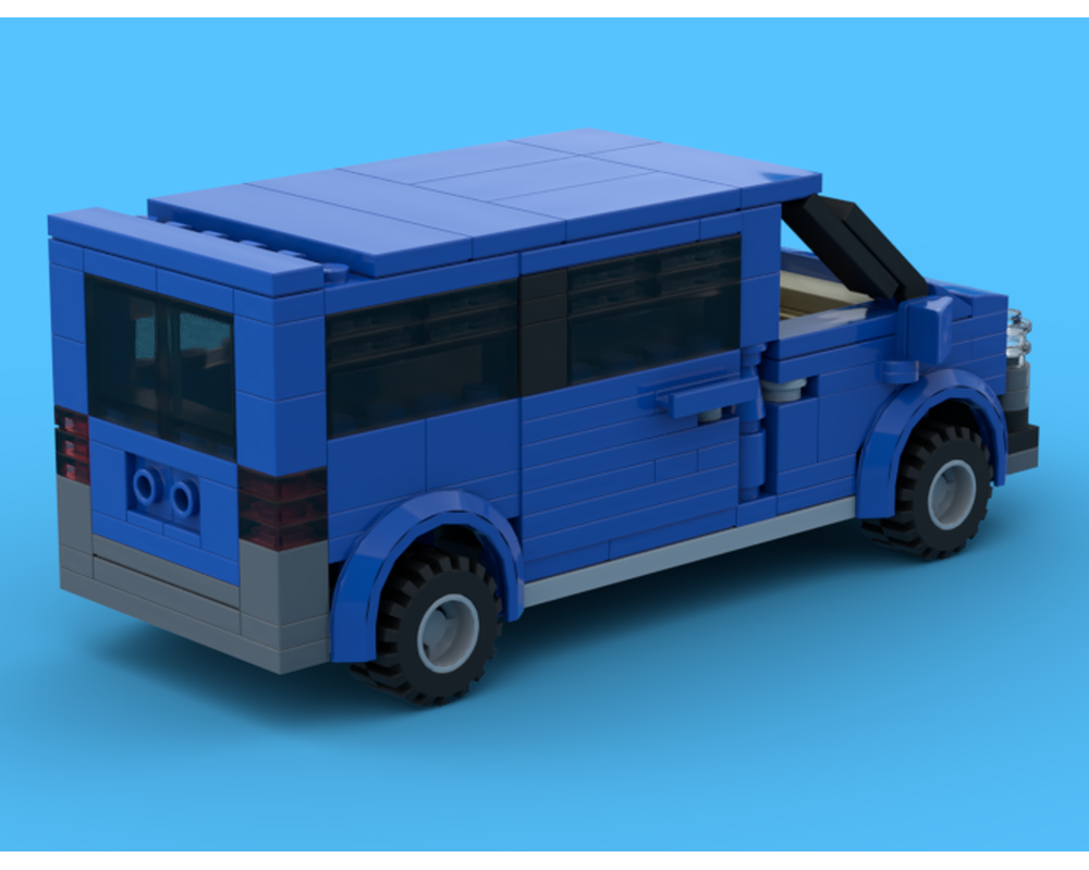 LEGO MOC Volkswagen Transporter (T6) by KJ_bricks | Rebrickable - Build ...