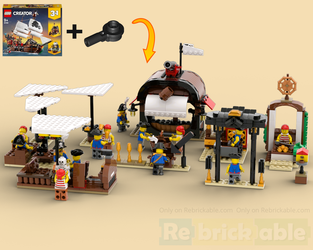 LEGO MOC-243487 Beach Bar VIP (Very Important Pirate) by Stud.ious ...