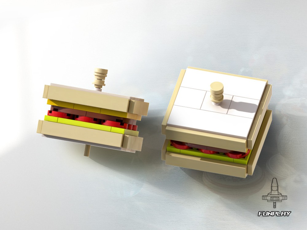 LEGO MOC-243504 Spinning Top #22 Sandwich by Agilinzzz | Rebrickable ...