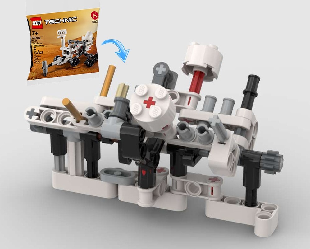 LEGO MOC-243520 Eight-Cylinder Engine 30682 Alternate Build by ErikGS ...