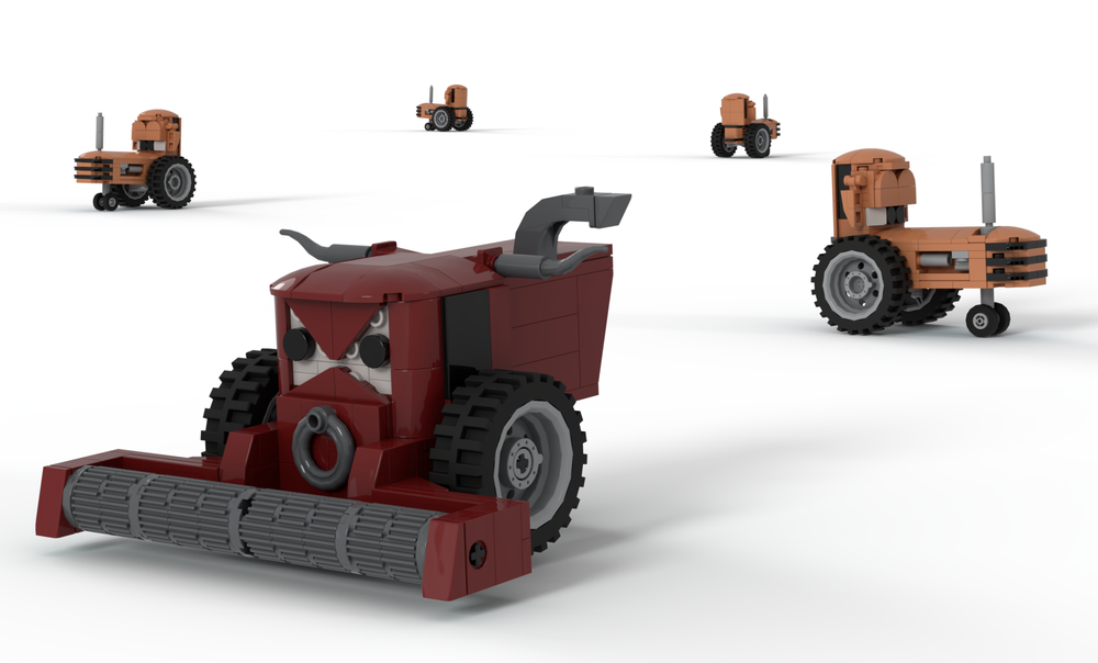 LEGO MOC Cars Tractors & Harvester by chichikb | Rebrickable - Build ...