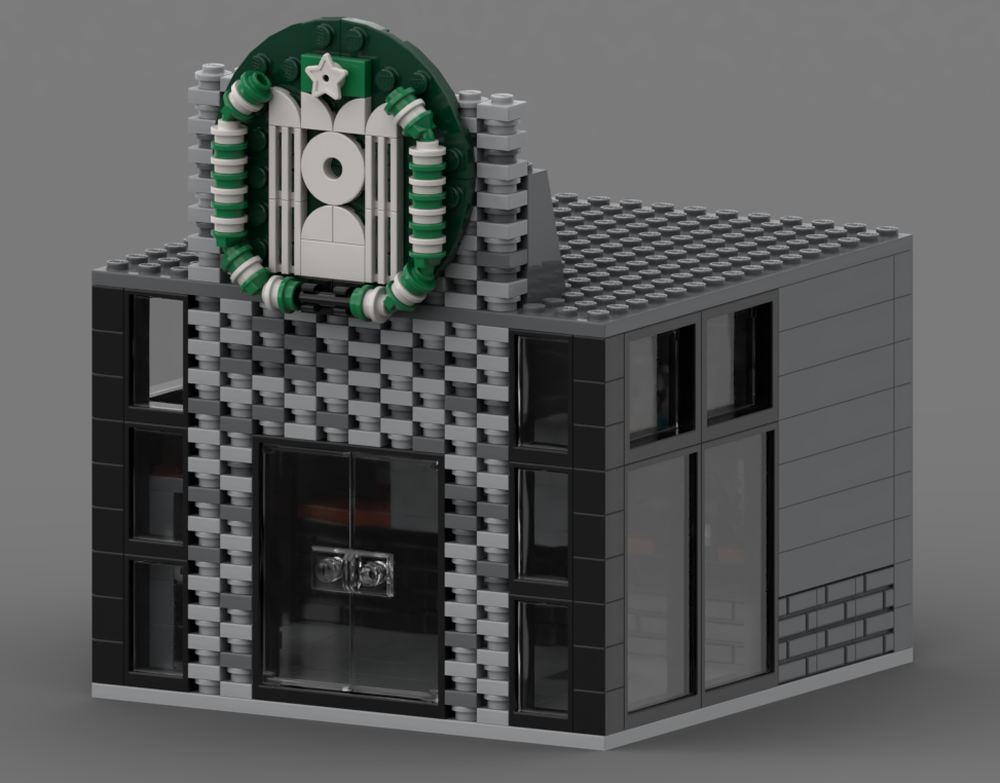 LEGO MOC Mini starbucks by Bricktherory | Rebrickable - Build with LEGO