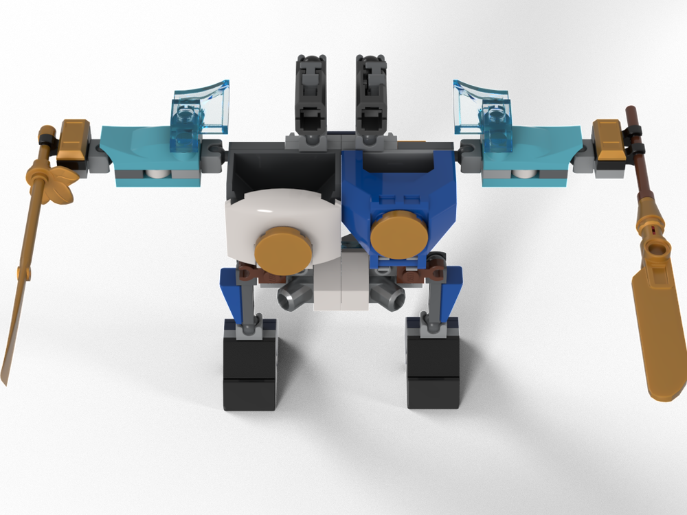 LEGO MOC zane and jay's two cockpit mech by Emo260e | Rebrickable ...