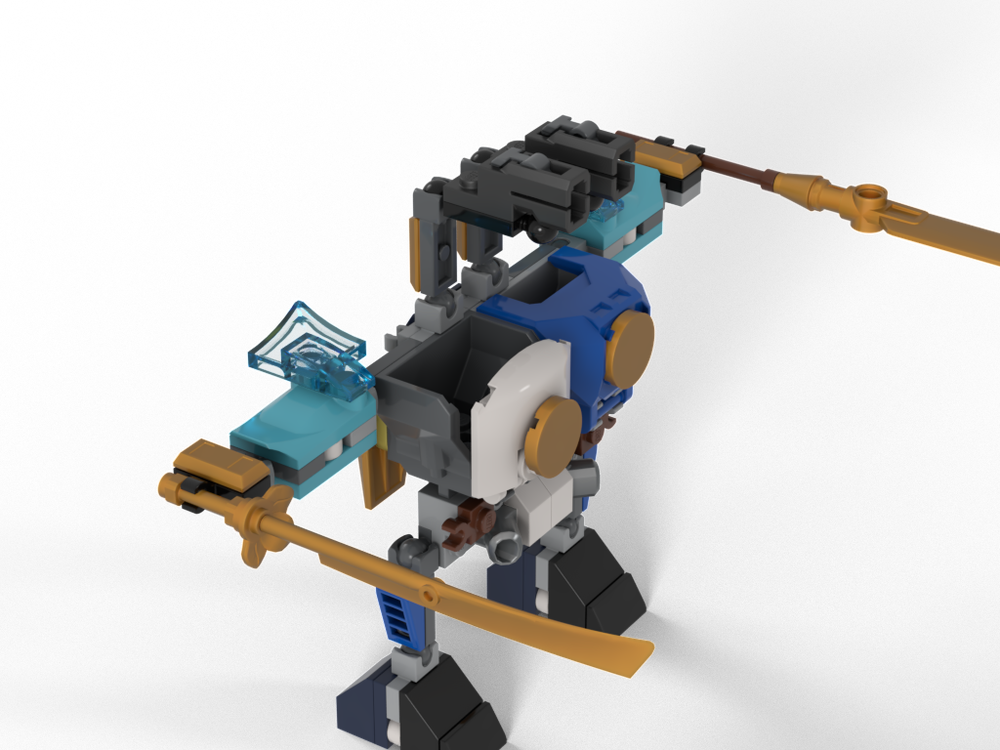 LEGO MOC zane and jay's two cockpit mech by Emo260e | Rebrickable ...