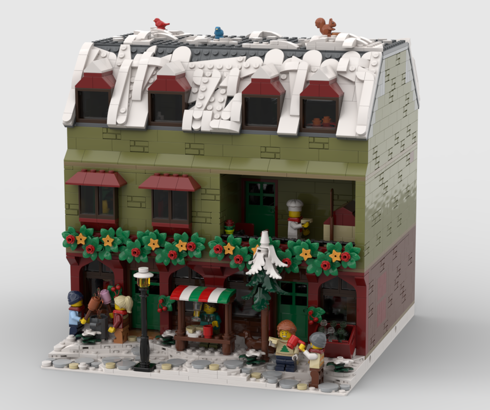 LEGO MOC-243613 Winter shops by Jeronnes | Rebrickable - Build with LEGO
