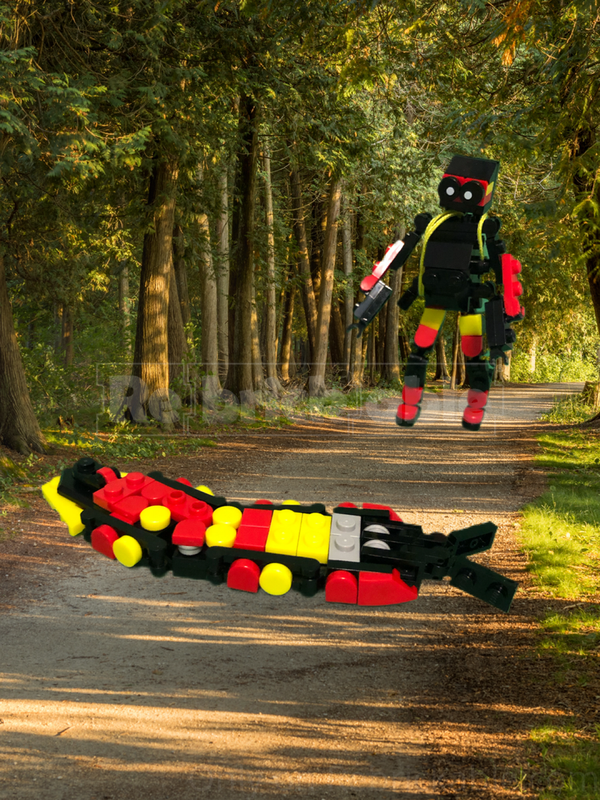 LEGO MOC-243624 Arthropleura and human by ERP | Rebrickable - Build ...