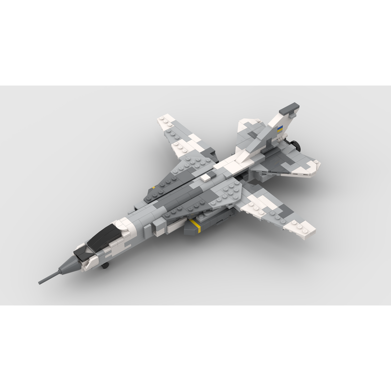 LEGO MOC Ukranian Su-24 Fencer 1/72 by DarkTree03 | Rebrickable - Build ...