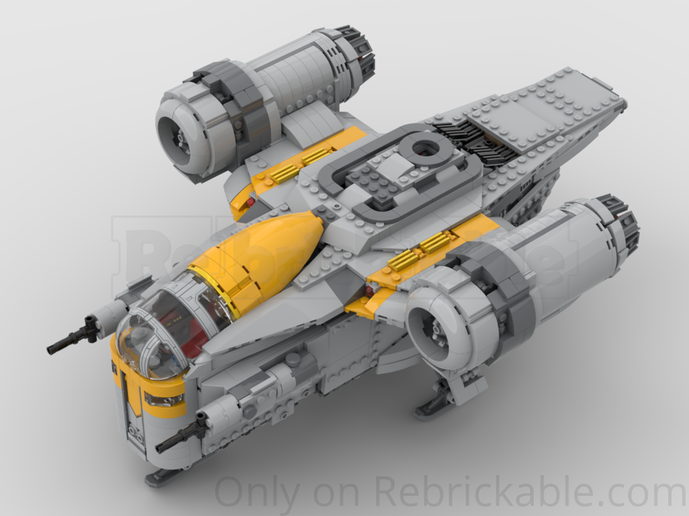 LEGO MOC-243661 75292 Razor Crest Modifications: The Mandalorian and ...