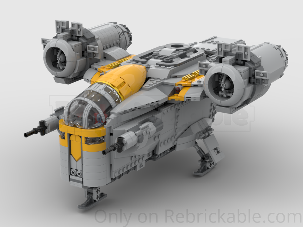 LEGO MOC-243661 75292 Razor Crest Modifications: The Mandalorian and ...
