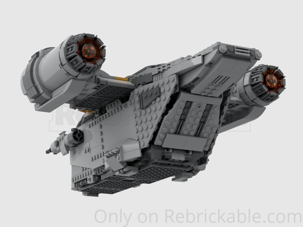LEGO MOC-243661 75292 Razor Crest Modifications: The Mandalorian and ...