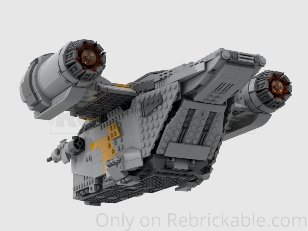 LEGO MOC-243661 75292 Razor-Crest Modifications: Mando and Grogu by ...
