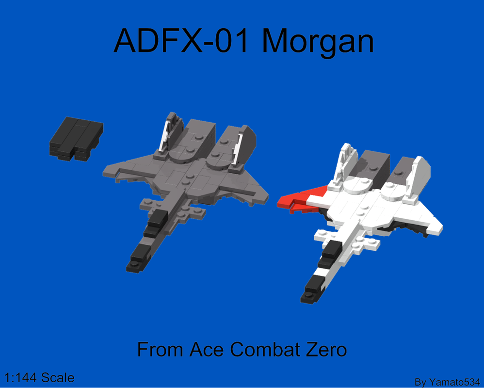 LEGO MOC-243691 ADFX-01 Morgan (from Ace Combat Zero, 1:144 Scale) by ...