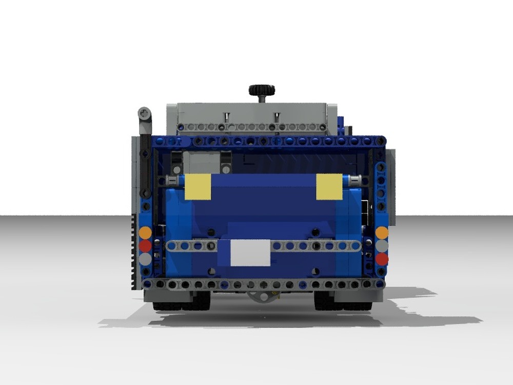 LEGO MOC Rear-engine low-entry truck by Laowang | Rebrickable - Build ...
