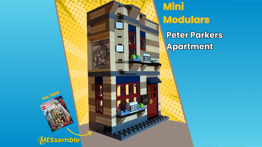LEGO MOC-243716 Peter Parker's Apartment - Mini Modular by MESsemble ...