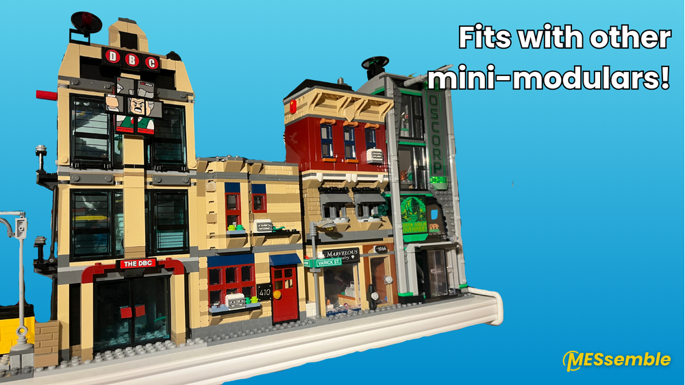 LEGO MOC-243716 Peter Parker's Apartment - Mini Modular by MESsemble ...