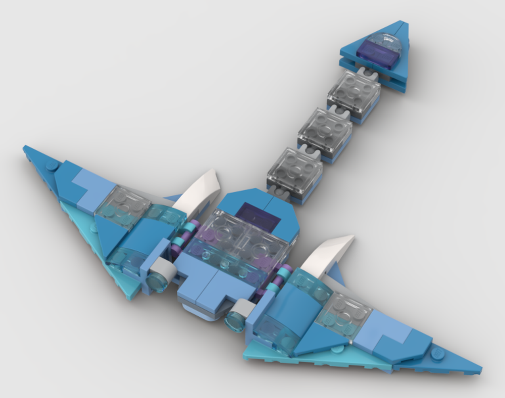 LEGO MOC Ghostray (Subnautica) by JJRSABES | Rebrickable - Build with LEGO